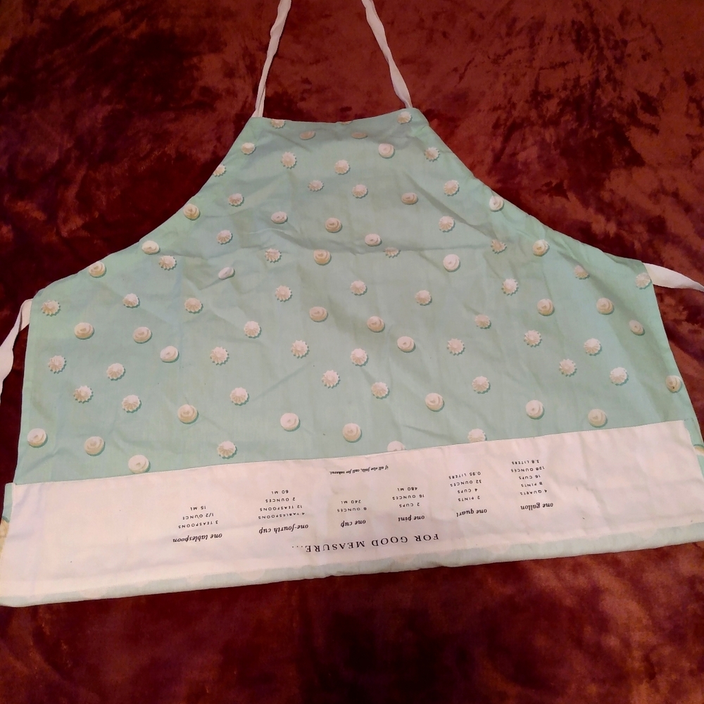 Cooking Apron With Measuring Conversion Table - Gem